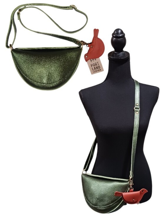 Portland Leather | Bags | Portland Leather Koala Sling Bag Greench ...